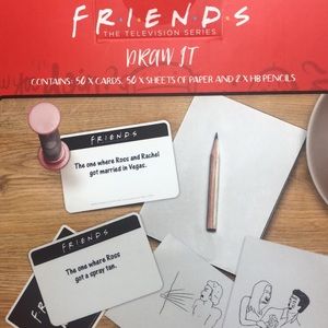 FRIENDS | Toys | Friends Tv Draw It Game | Poshmark